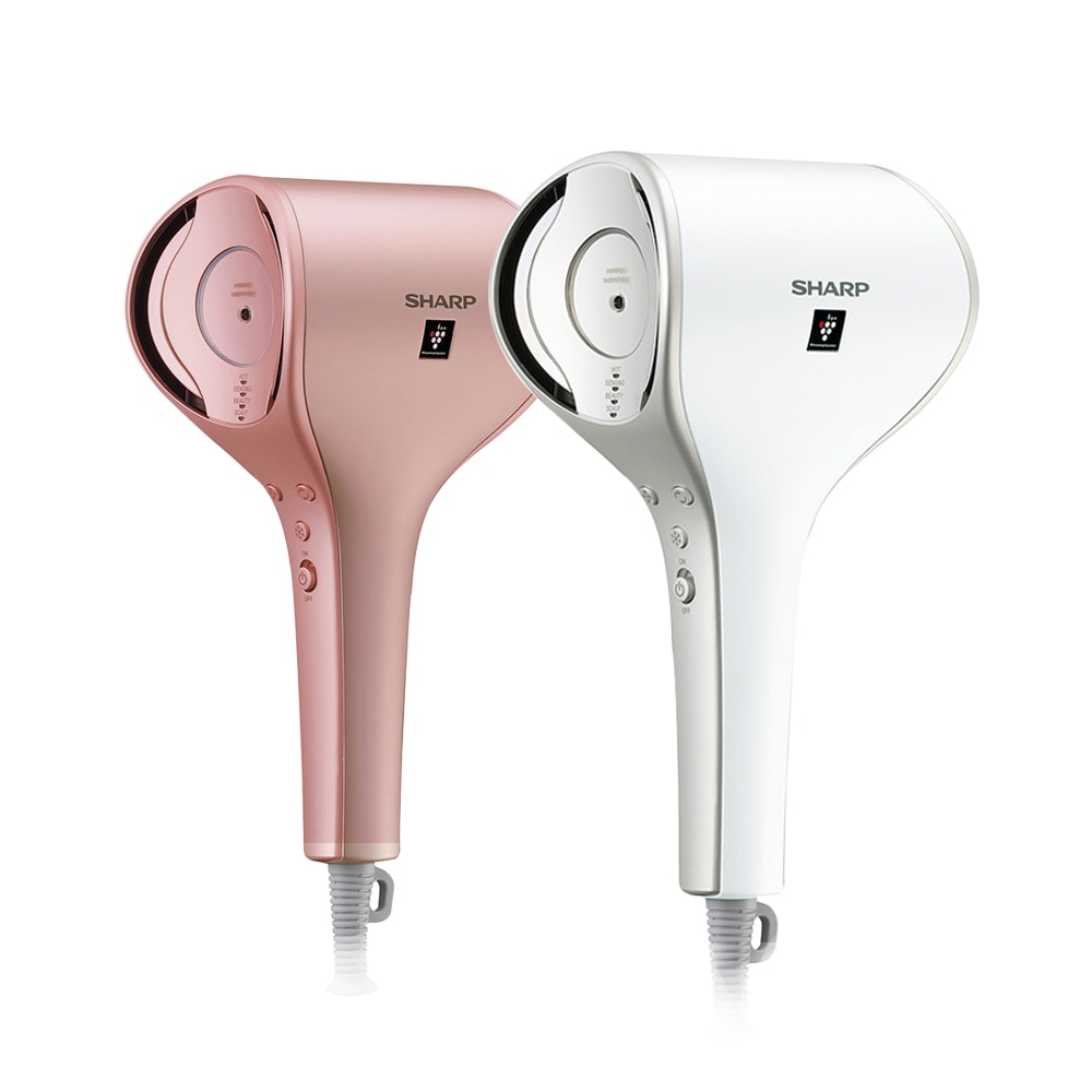 【SHARP 夏普】雙氣流智慧吹風機 IB-WX1T 粉/白 - 鮮拾