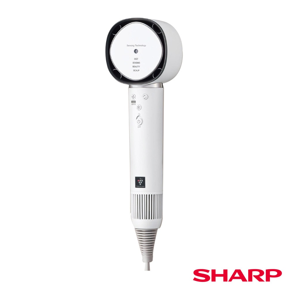 【SHARP 夏普】四氣流水潤溫控吹風機 IB-WX901T-W 月光白 - 鮮拾