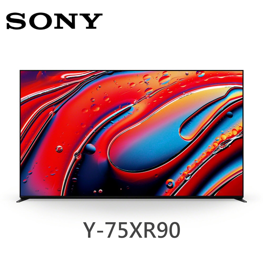 【SONY 索尼】Y-75XR90 75吋 BRAVIA 9 Mini LED 4K HDR 智慧顯示器 Google TV 《含桌放安裝》 - 鮮拾