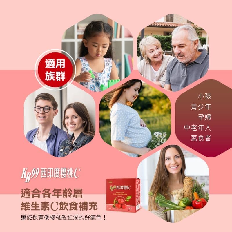 【肯寶KB99】西印度櫻桃C x20盒組(20包/盒)再送4盒;共會收到24盒 - 鮮拾