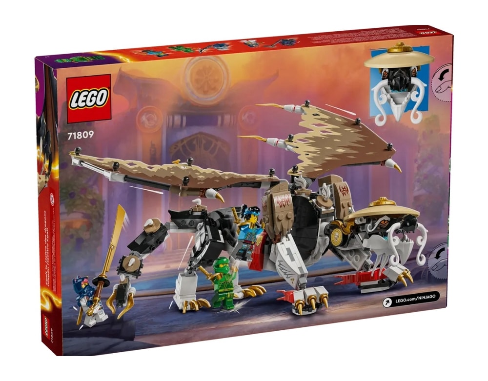 【LEGO 樂高】磚星球〡 71809 旋風忍者 龍長老艾格特 Egalt the Master Dragon - 鮮拾