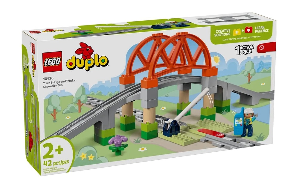 【LEGO 樂高】磚星球〡 10426 得寶系列 鐵路橋和軌道擴充組 Train Bridge and Tracks Expansion ...