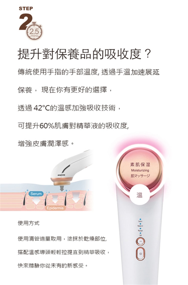 【Lisscode】42度/10度 喚膚溫冷美顏機 ( LB-100-RG) - 鮮拾