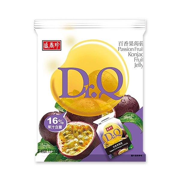 【盛香珍】Dr.Q百香果蒟蒻265g*10包/箱 - 鮮拾