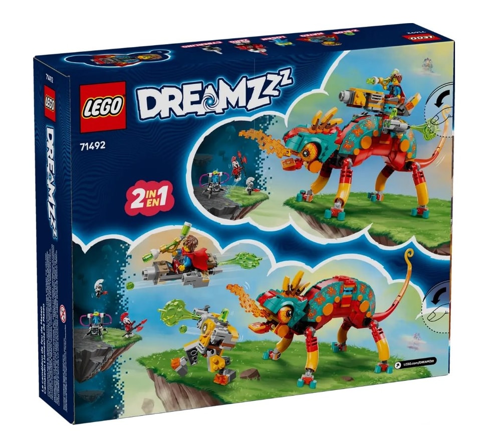 【LEGO 樂高】磚星球〡 71492 夢工廠系列 馬特歐的烈火變色龍 Mateo's Fire Chameleon - 鮮拾