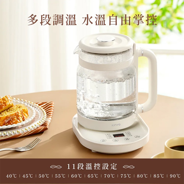 【KINYO】1.6L智慧燉煮養生壺(ITHP-2616)電茶壺/電熱水壺/泡茶壺/煮水壺 - 鮮拾