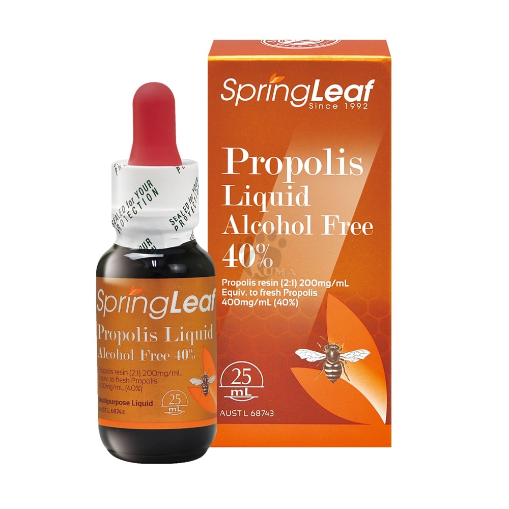 【SpringLeaf 綠芙特級】蜂膠滴液40% 25ml/瓶 (2瓶) - 鮮拾